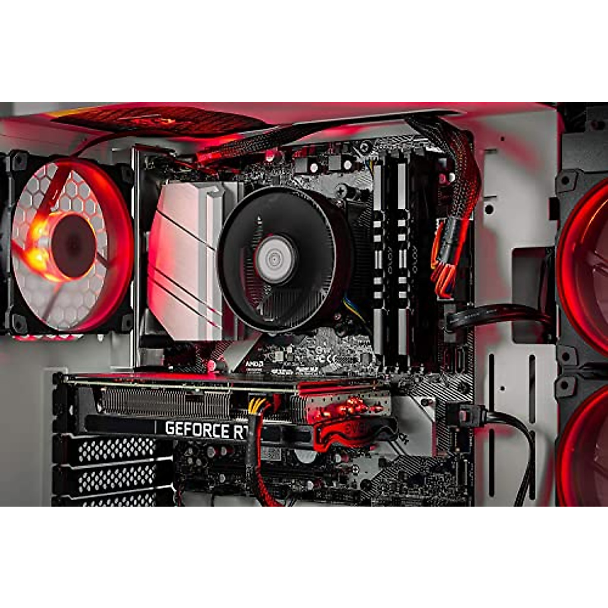 Skytech Shiva Gaming PC Desktop – Intel Core i5 10400 2.9 GHz, RX 6600XT, 1TB NVME SSD, 16G DDR4 3200, 600W Gold PSU, AC Wi-Fi, Windows 10 Home 64-bit