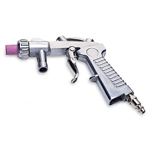 Eastwood Sand Blasting Gun Assembly Ceramic Nozzles For Marble Engraving With 15 in. Suction Hose Pick Up Tube & Clamps Blast Out Of A Bucket Kit