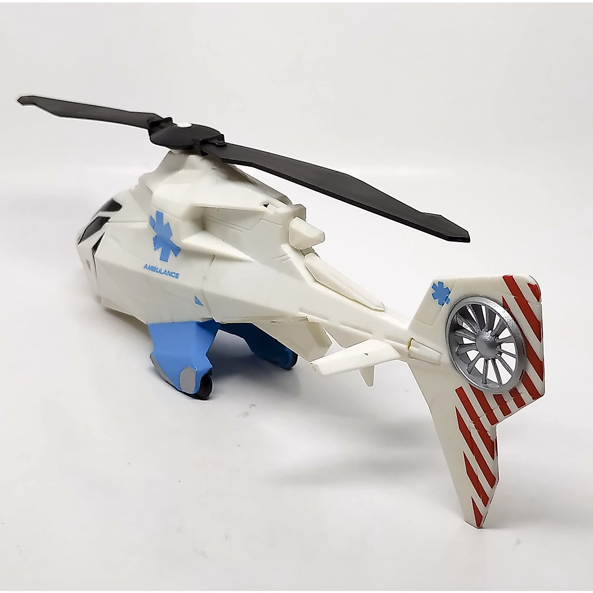 Majorette Helicopter Ambulance White Plastic Model Size 8 inches no Package