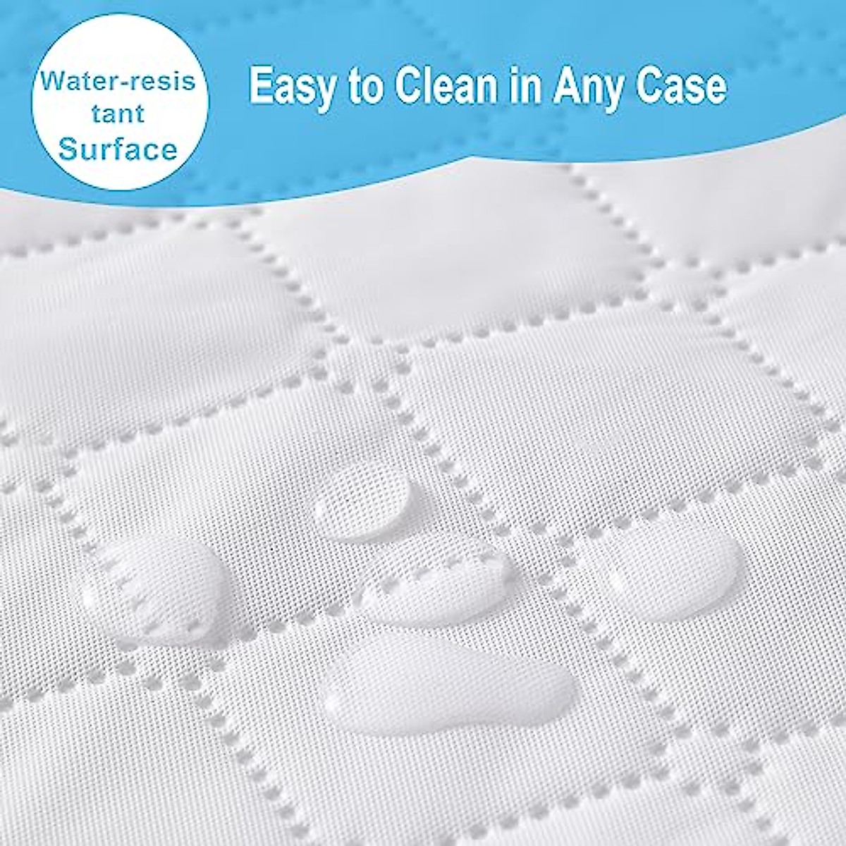Mecc Ecoh Diaper Changing Pad with Liners - Comfortable & Protective Changing Table Pad with Waterproof Surface & Non-Skid Bottom, 16"x32"
