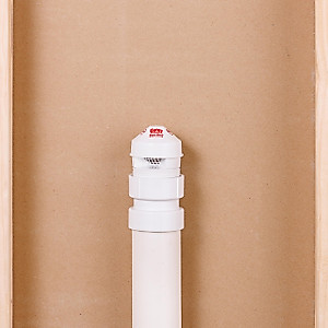 Oatey Sure-Vent 1-1/2 in.–2 in. 160 Branch, 24 Stack DFU Air Admittance Valve with White PVC Sch. 40 Adapter
