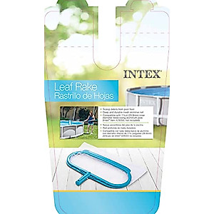 Intex 29051E Leaf Rake for Above Ground Pool Maintenance, 1-Pack, Blue