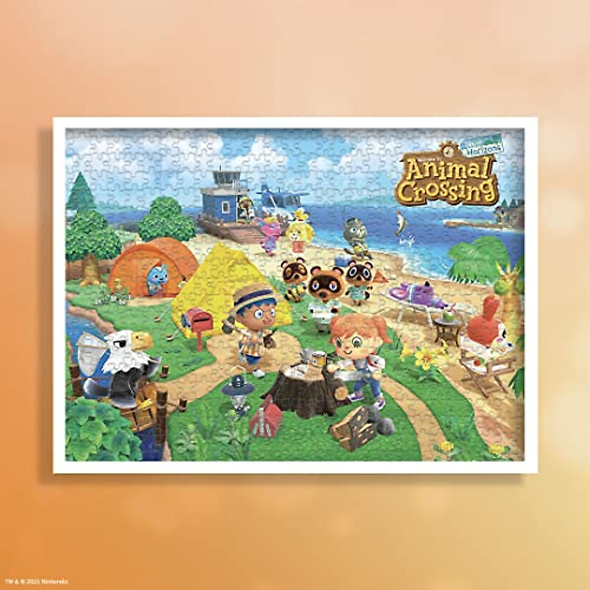 Animal Crossing “Welcome to Animal Crossing” 1,000 Piece Jigsaw Puzzle | Collectible Puzzle Featuring Familiar Characters from The Nintendo Switch Game | Officially Licensed Nintendo Merchandise