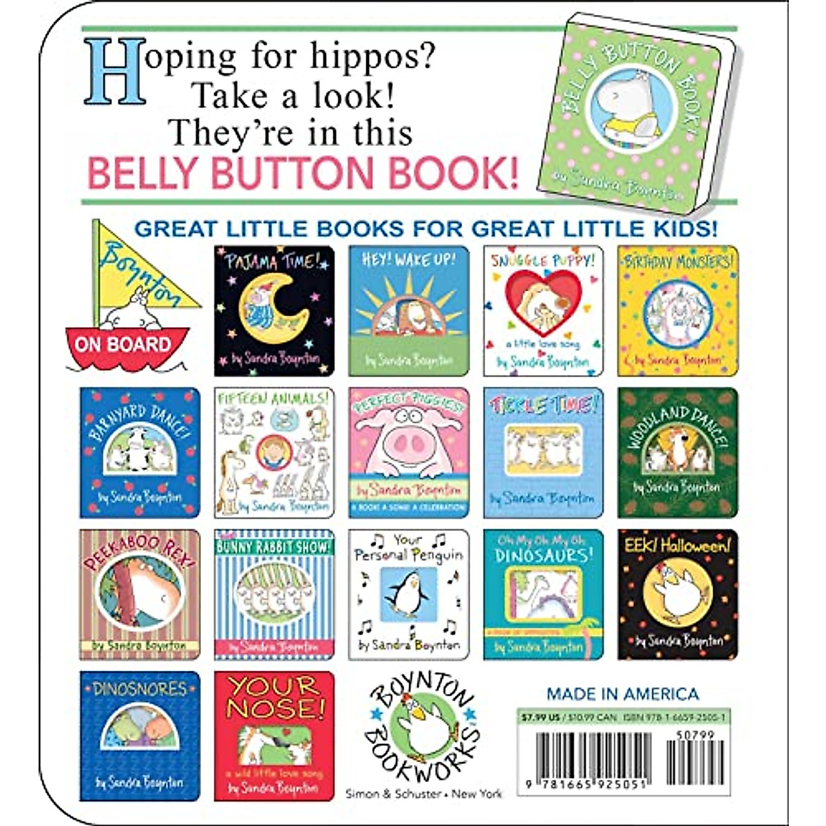 Belly Button Book! (Boynton on Board)