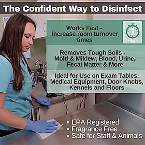 REScue One-Step Disinfectant Cleaner & Deodorizer, For Veterinary Use, Animal Shelters, Pet Foster Homes, Kennels, Litter Box, Concentrate, 1-Gallon