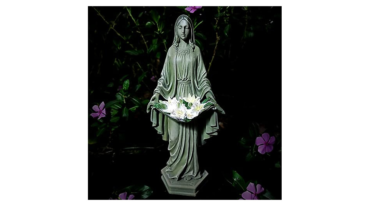 CHRUI Virgin Mary Garden Statue - Outdoor Spiritual Decor