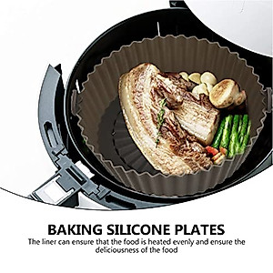 DOITOOL Mini Air Fryer Toaster Oven Toaster Toaster Air Fryer Silicone Air Fryer Reusable Air Fryer Pad Baking Paper Silicone Airfryer Air Fryer Oven Toaster Ovens