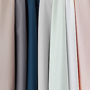 Amazon Aware 100% Organic Cotton 300 Thread Count Pillowcase Set, Light Gray, Standard, 2 Pack, 32" x 20"