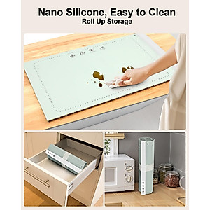 Food Warmer, Food Warming Mat for Buffets Party,Gathering, Nano Silicone, Roll Up for Storage