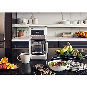 Braun KF6050WH BrewSense Drip Coffee Maker,12 oz, White