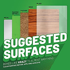 Krazy Fix Light Cure, UV Curing Super Glue with Fast Cure UV Light, 4g, Clear (KF301)