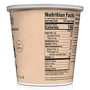 siggi's Plain Plant Based Yogurt, 24 OZ