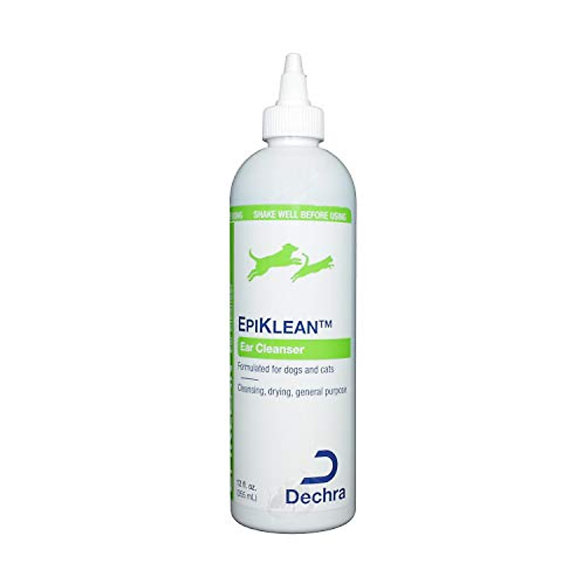 Dechra EpiKlean Ear Cleanser for Dogs & Cats (12oz) - Cleansing, Drying & General Purpose