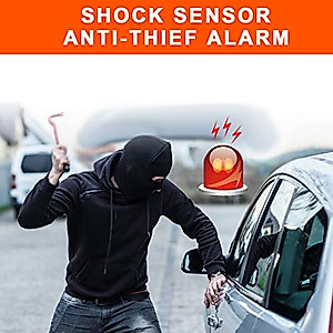 BANVIE ① Car Keyless Entry Security Alarm System + ② Remote Engine Starter + ③ Push to Start Stop Iginition Kit Button