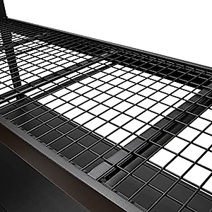 DEWALT 41660 DXST10000BLK 4-Shelf Industrial Storage Rack - 77”W x 24”D x 72”H, Black