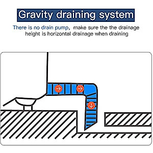 Portable Washing Machine Full-Automatic Washer and Spin Dryer 12lbs Capacity Compact 1.01 Cu.ft Laundry Washer Spin with Long Hose for Apartments Camping,White & Black