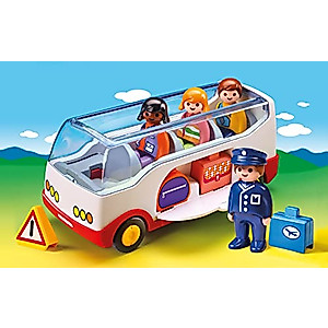 Playmobil 1.2.3 Airport Shuttle Bus