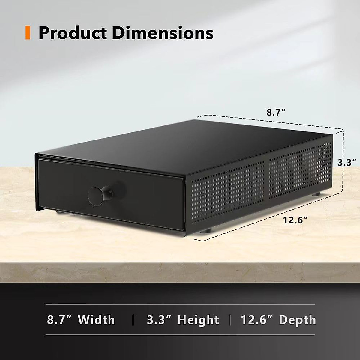 SICHEER K Cup Organization Storage Drawer Maker K Cup Holder Coffee Pod Organizer Stand Tray Counter Rack Countertop Maker Stand Capsules Compatible with Keurig Accessories Holds 24 Pods