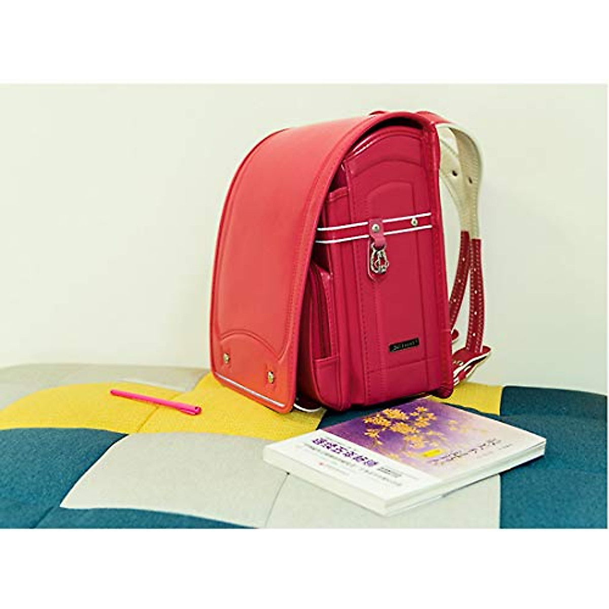 ransel randoseru japanese automatic black school bag girls and boys PU leather light weight