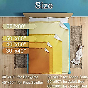 Custom Blanket with Photos and Text Personalized Soft Picture Throw Blanket for Baby, Best Friend Mother Father Valentine's Day (30"X40")