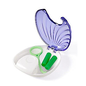JMU Retainer Case, Orthodontic Retainer Case, Dental Mouth guard Container Denture Case, Purple