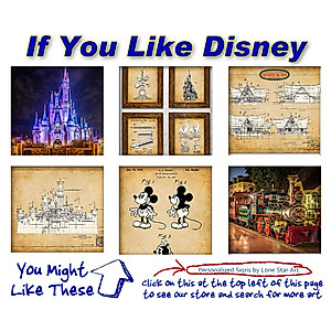 Disney Haunted Mansion Doombuggy Omnimover Patent - Great Home and Kids Room Decor, Amusement Ride Bedroom Display, Classic Gift for Children and Disney Fans,11x14 Unframed Patent Print Poster