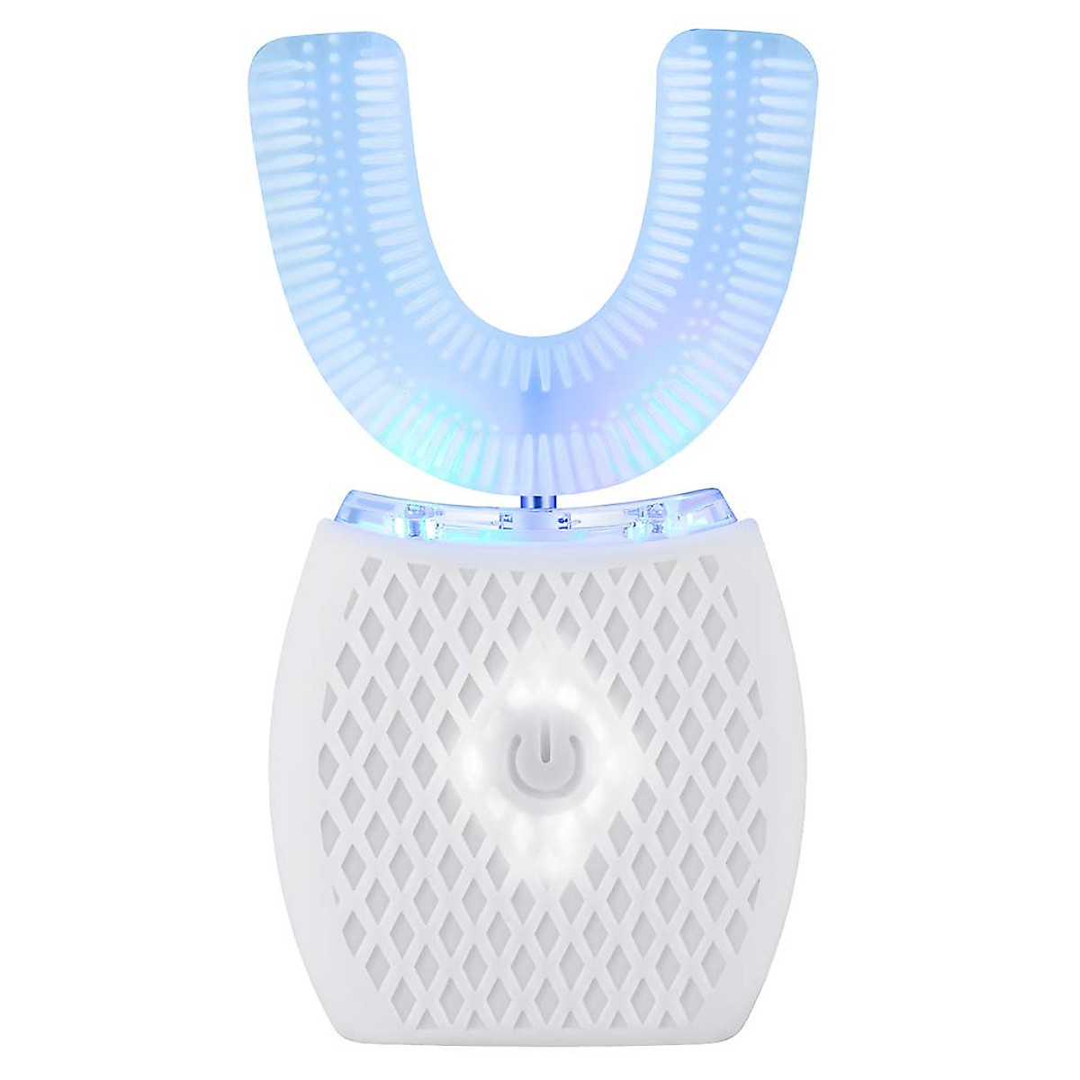 Lebond Electric Ultrasonic Toothbrush, Automatic 360 ° Ultrasonic Electric Toothbrush, Cold Tooth Whitening Instrument Automatic Toothbrush,Electric Sonic Toothbrush for Adults (White)