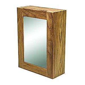 Whitecap 62354 Teak Medicine Chest with Mirror