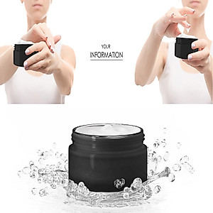 4 oz Plastic Pot Jars Round Clear Leak Proof Plastic Cosmetic Container Jars for Cosmetic, Lotion, Cream, Eye shadow, 12 Pcs.