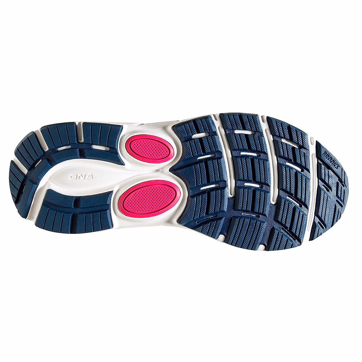 Brooks Women's Dyad 11 Running Shoe - Blue/Navy/Beetroot - 6 Medium