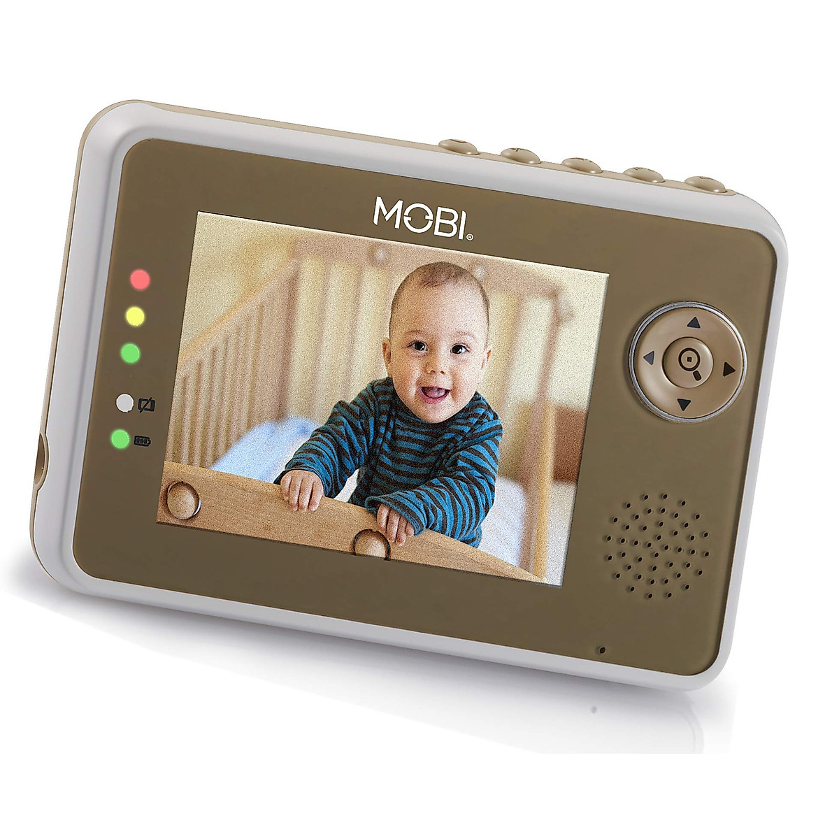 MOBI MobiCam DXR-M1 Baby Monitoring System with Smart Auto Tracking, Night Vision, Remote Pan & Tilt, Lullabies, Quad View, Baby Monitor, Baby Monitoring System, Baby Camera