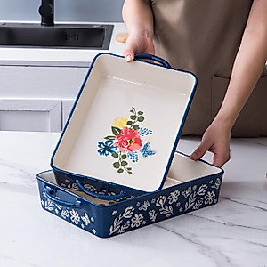 Wisenvoy Casserole Dish 9x13 Baking Pan Casserole Dishes For Oven Baking Dish Ceramic Lasagna Pan Baking Dishes For Oven