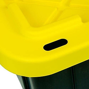 1 Pc of 27 Gallon Tote Box Plastic Storage Large Bin Organizer Stackable Container Lid