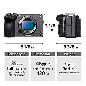Sony Alpha FX3 ILME-FX3 | Full-frame Cinema Line Camera