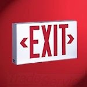 Cooper Lighting COF RED/WH UNIV LED EXIT, LPXH70RWH