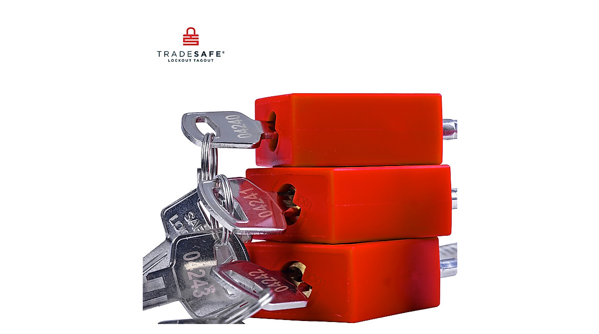 TRADESAFE Lockout Padlock Set - OSHA Compliant Safety Locks