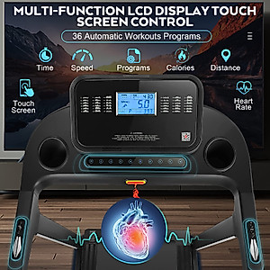 ANCHEER Treadmill 300 lb Weight Capacity