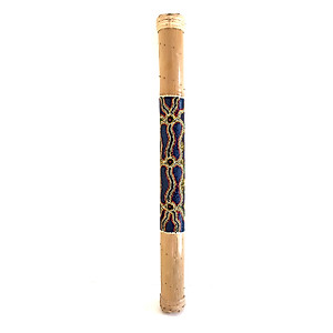 Rainstick Bamboo Rain Stick Musical Percussion Shaker Instrument Hand Painted - Size 16", JIVE BRAND - NOT MADE IN CHINA
