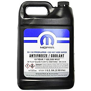 Mopar 68163849AB Engine Coolant and Antifreeze Ram Jeep Wrangler