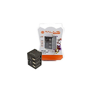 Talius Hub lector-148-3 USB, USB 2.0 Port, 5 Slots, Micros SD Cards, SD, mm, MC, MS