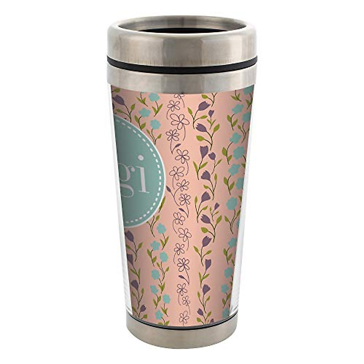 Gigi Stainless Steel 16 oz Travel Mug with Lid