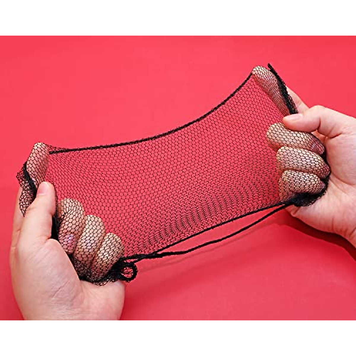 ONLYKXY 50pcs Beard Cover Black Nylon Beard Protector Net Protective Beard Covers for Men Food Service Cooking Cleaning Construction Home Kitchen Facial Hair Guards Beard Net