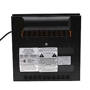 18" Electric Fireplace Heater for TV Stand, Recessed 1400 W Electric Stove Heater with Remote Control