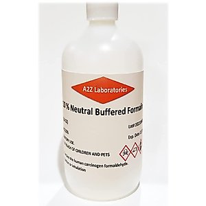 A2Z Lab / 10% Neutral Buffered Formalin / 32 Oz/High Purity / 1L / 1000 ML/HDPE Bottle/Made in USA/Same Day Ship
