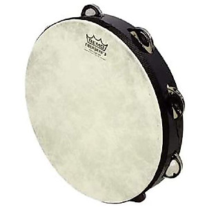 Remo Fiberskyn Tambourine - Quadura Black, 8"