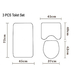 ZGDPBYF Vintage Brown Wooden Board Shower Curtain Sets Non-Slip Rugs Toilet Lid Cover and Bath Mat Waterproof Bathroom Curtains (4pcs)