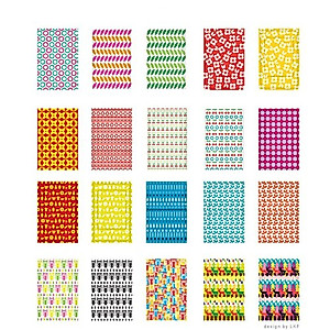 20 PCS Scandinavian Style Films Sticker for FujiFilm Instax Mini 8 7s 25 50s