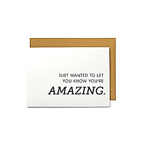 Proud of You Gift - You're Amazing Card - Congratulations Card - Card for Mom - Friendship Card
