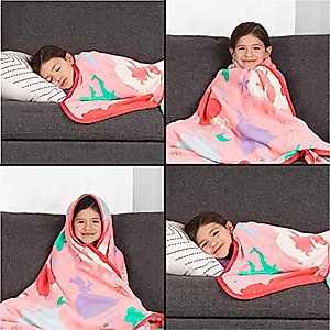 Franco Kids Bedding Super Soft Plush Throw Blanket, 46 in x 60 in, Disney Princess