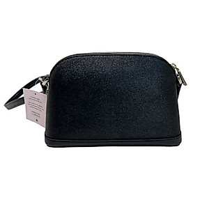 kate spade new york Tinsel Dome Crossbody Small (Black)